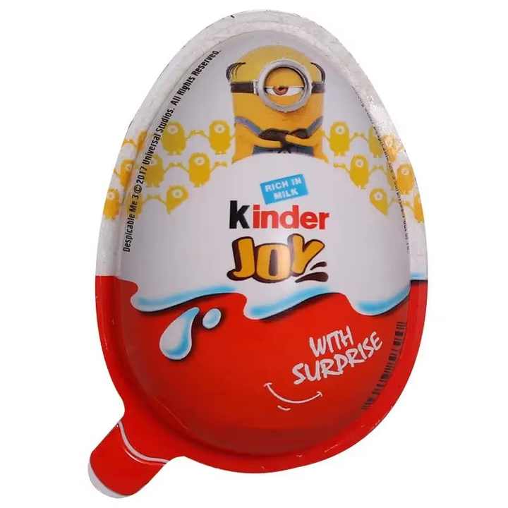 KinderJoy Chocolate Egg With Creamy Milk And Cocoa Layers Plus Fun Toy ...