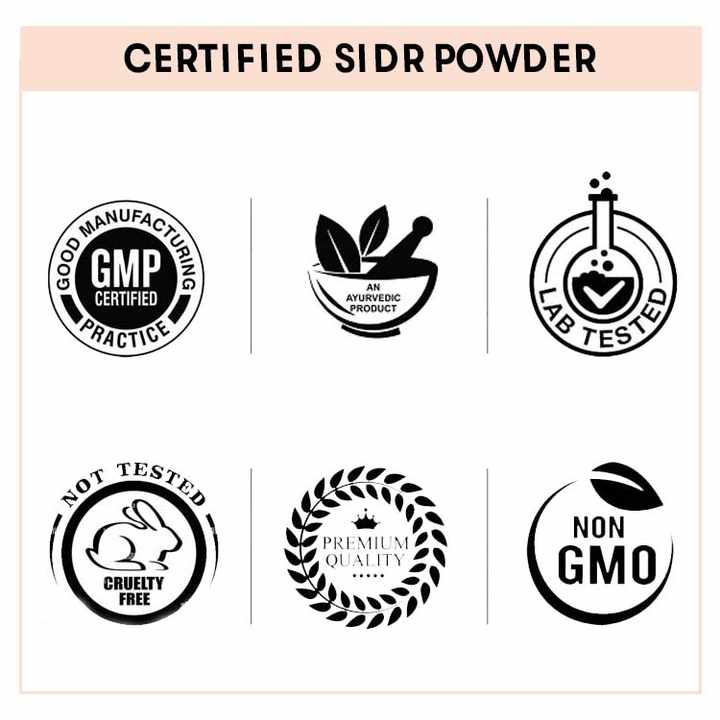 Organic Green Sidr Powder - Herbal Extract for Hair & Skin