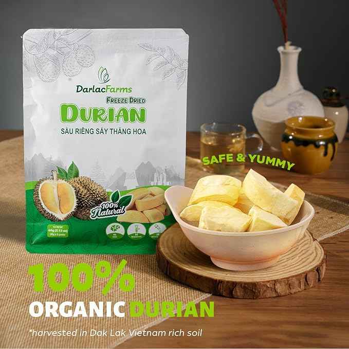 100% Original Freeze-Dried Durian From Vietnam Sliced Bulk Packaging ...