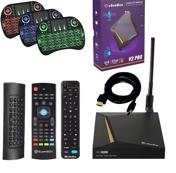 Discover the 2023 vSee Box V2 Pro with Voice Remote, (4GB RAM + 32GB ...