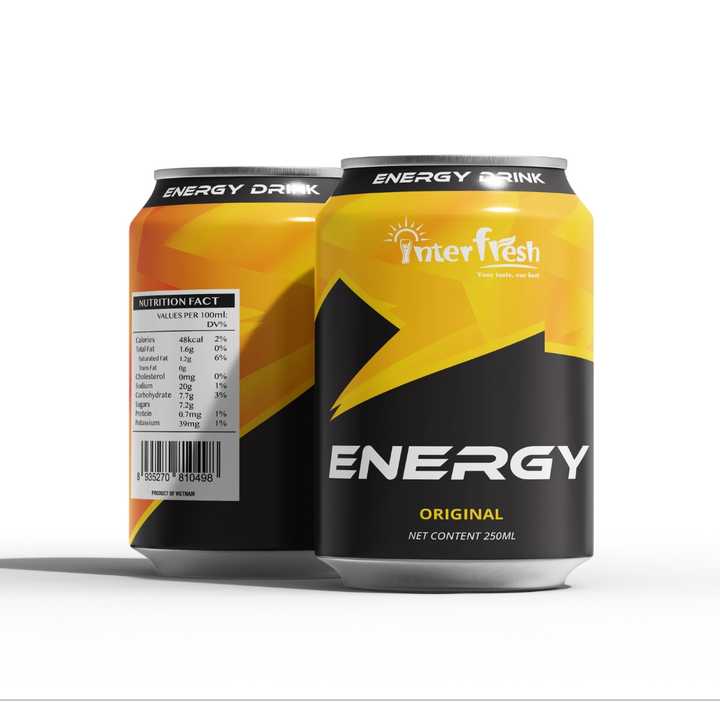 250ml OEM Energy Drink Original Flavor Private Label for Wholesale Customize Other Fruit Flavor ...