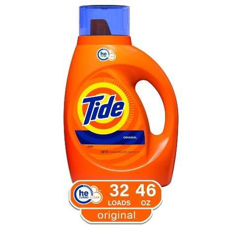 Tide Original Liquid Detergents - High Efficiency Cleaning