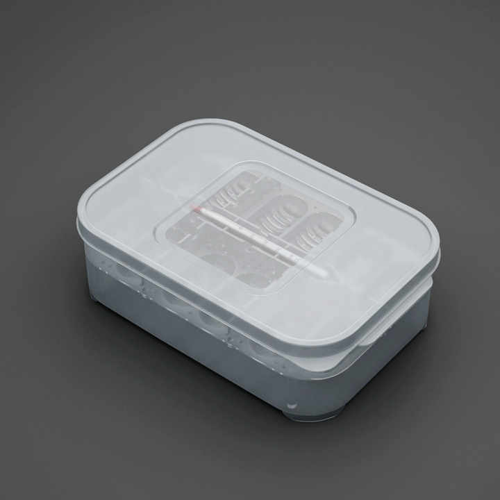 Reliable PP Plastic Incubation Container with 12 Divided Spaces and ...