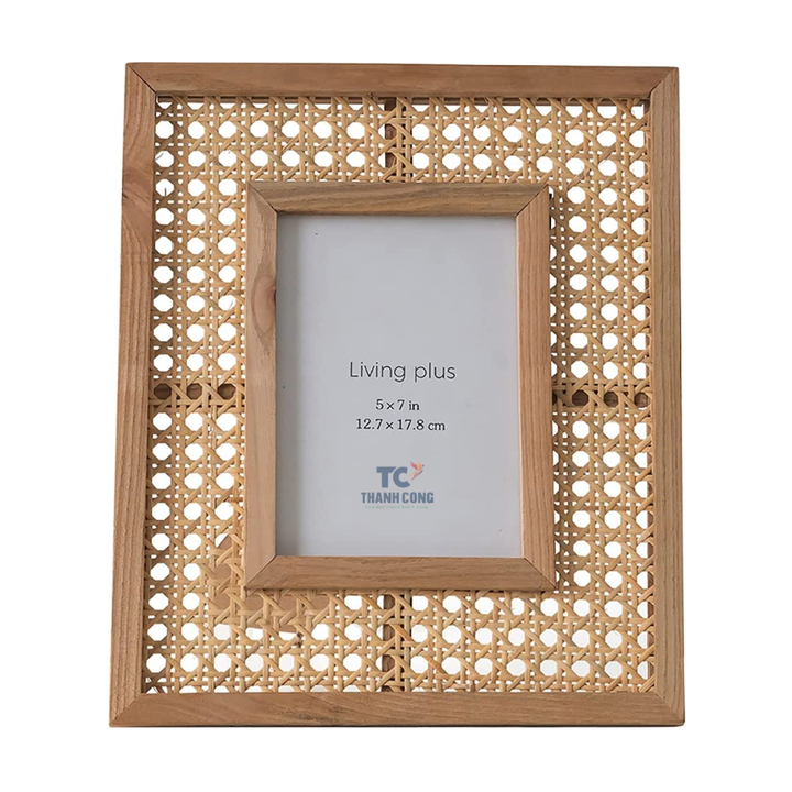 Boho Rattan Picture Frames - Stylish Home Decor Solutions