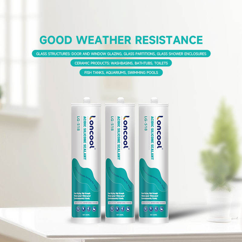 Acidic Non-toxic Glass Silicone Sealant Acid Resistant Caulk Acetic ...