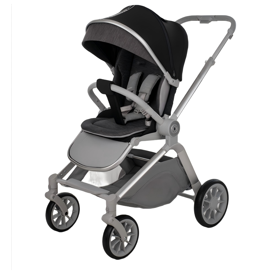 Versatile 3 in 1 Baby Stroller Aluminium Alloy Frame with Cotton Seat ...