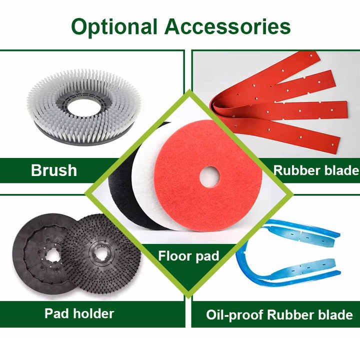 Guangdong Compact Single Brush Disc Manual Spin Motorized Walk-Behind ...