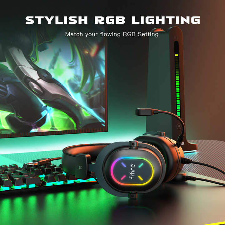 Fifine H6X Gaming Headset - High Quality USB Headphones