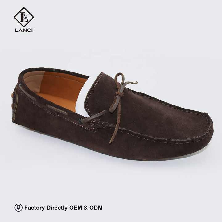 LANCI Original Man Shoe Factory Leather Shoes Manufacturing Suede ...
