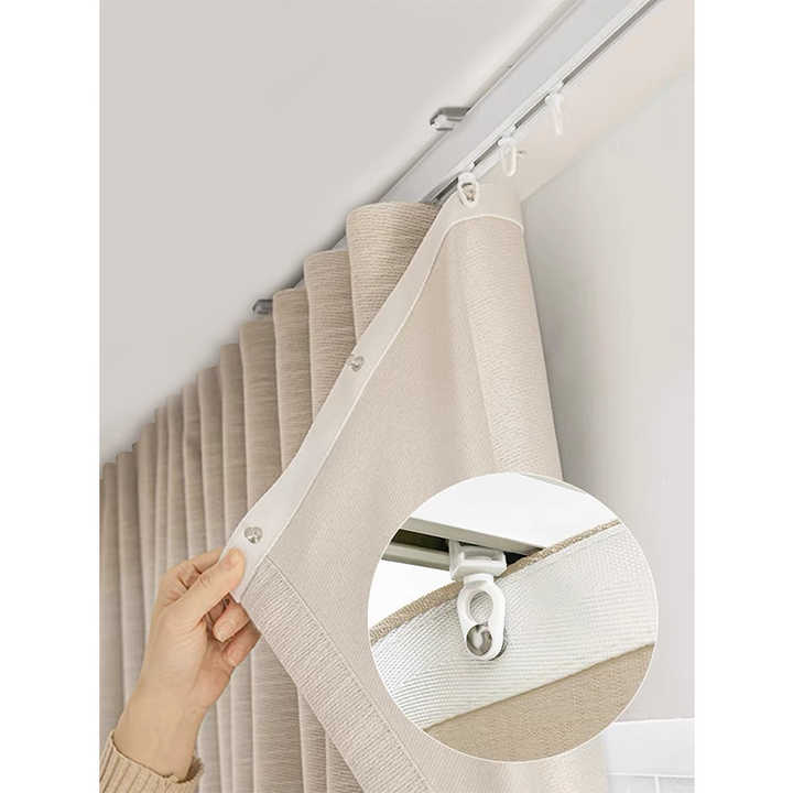 Hotel Window S Fold Curtain Track Rail Set - Customized Aluminium