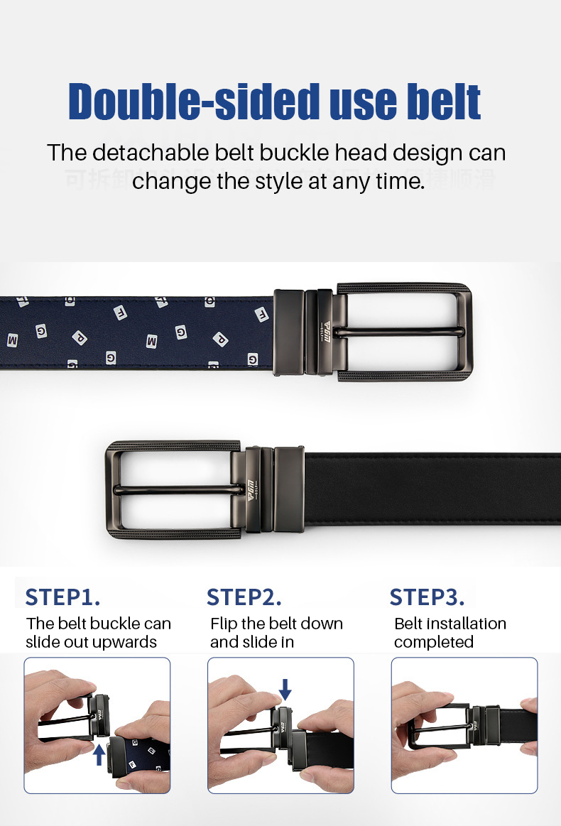 PGM PD012 mens golf belts sport genuine leather golf belt-企业官网