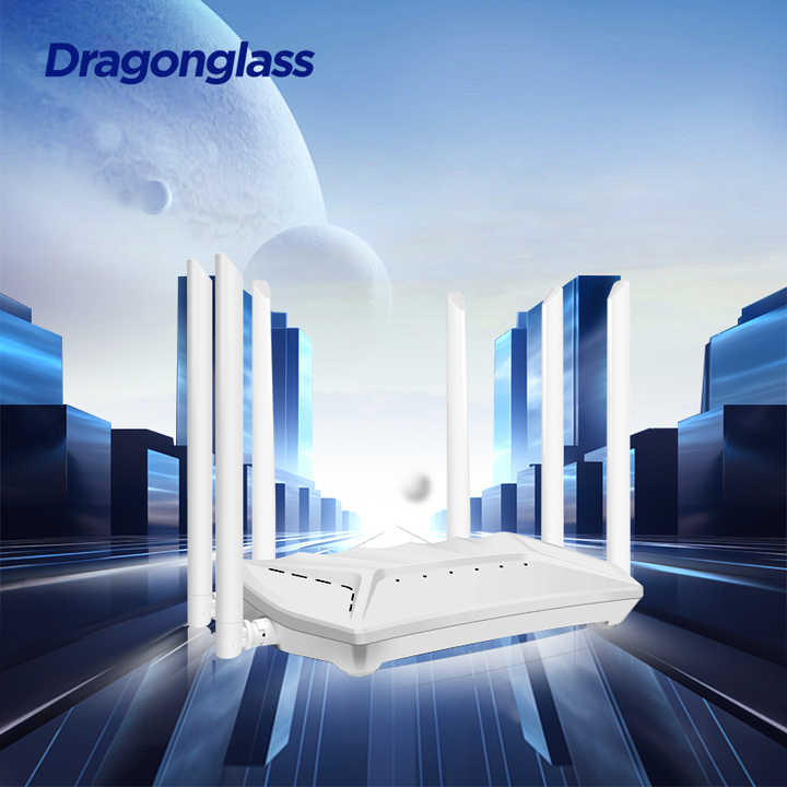 1200Mbps Wifi 5 Wireless Router High Speed 6 Antennas Dual Band Gigabit ...
