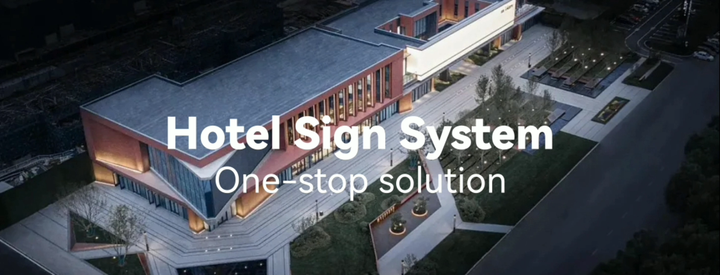 Custom Hotel Room Door Number Signs - LED Electronic Doorplates