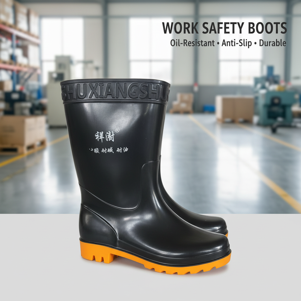 High Quality Kneehigh PVC Rain Boots Waterproof Hard-Wearing Anti ...