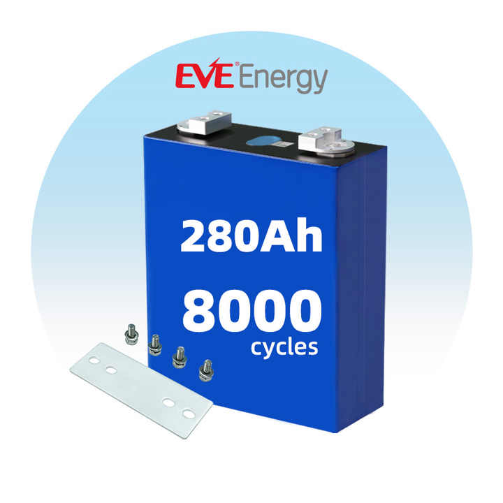 EVE 280K V3 Lithium Ion Battery - 3.2V 280ah Lifepo4 Cell