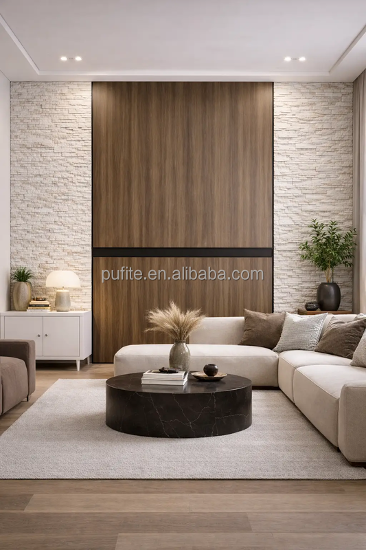 Eco-Friendly Bamboo Charcoal Wall Panel Bamboo Fiber Wood Veneer Panel ...