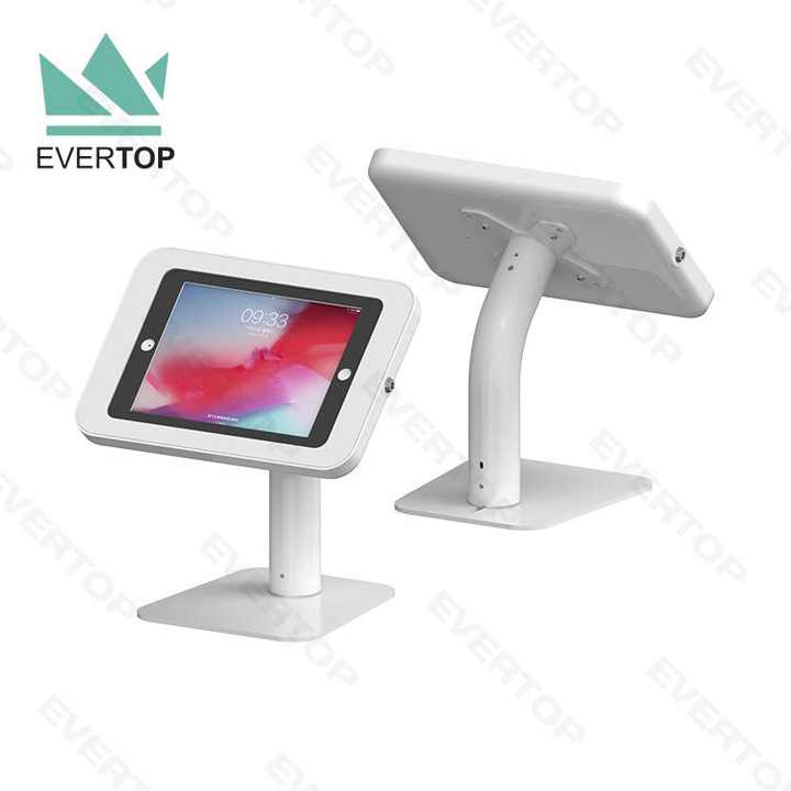 LST10-C Desktop Metal Curve Tablet PC Kiosk for Ipad