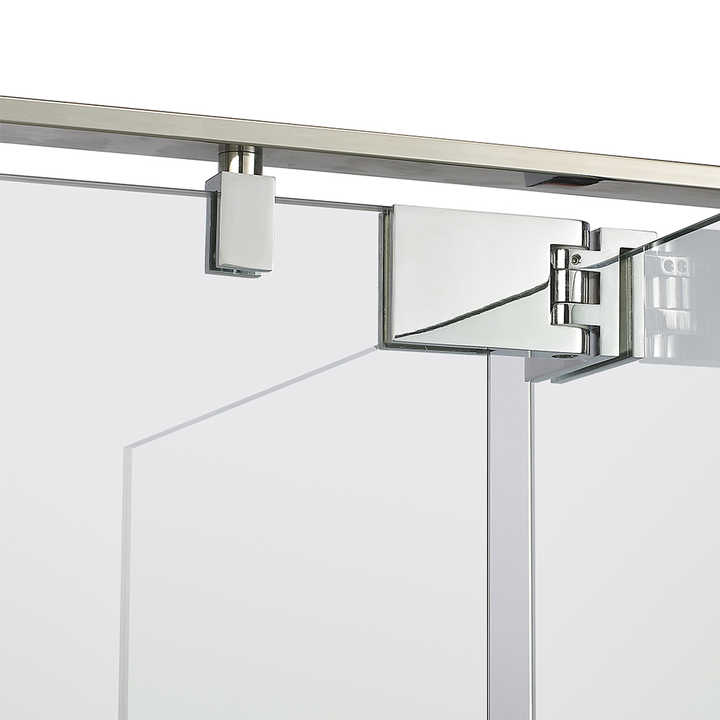 Shower Booth with Sliding/frameless Shower Door Hardware