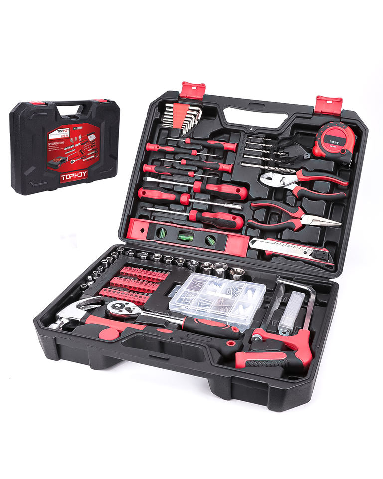 226 Piece Home Auto Repair Tool Kit Carbon Steel Ratchet Set in Hard ...