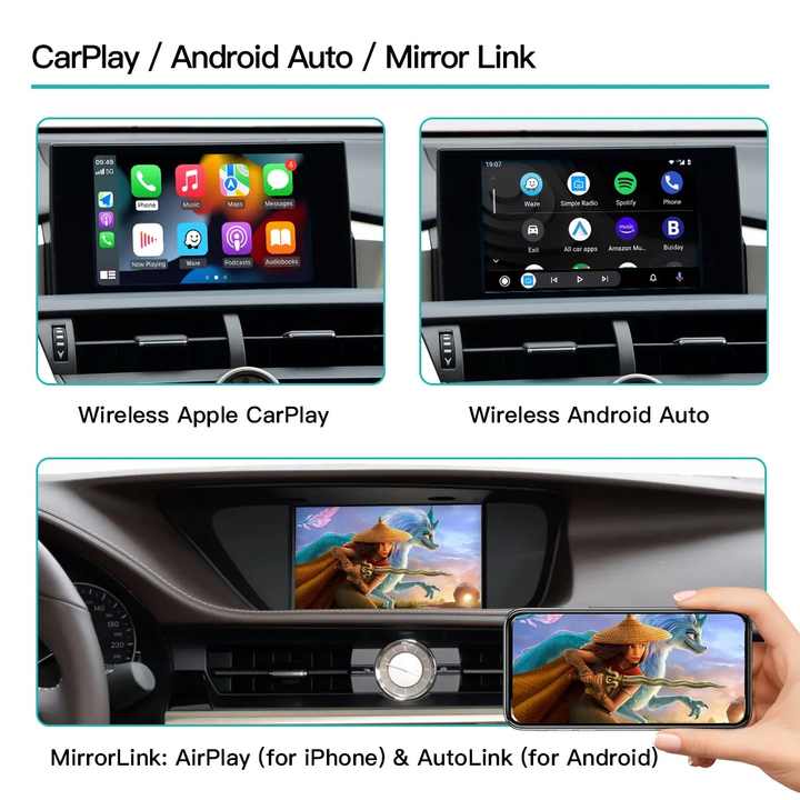 Retrofit Smart Phone Carplay for Lexus - Knob Style Autolink
