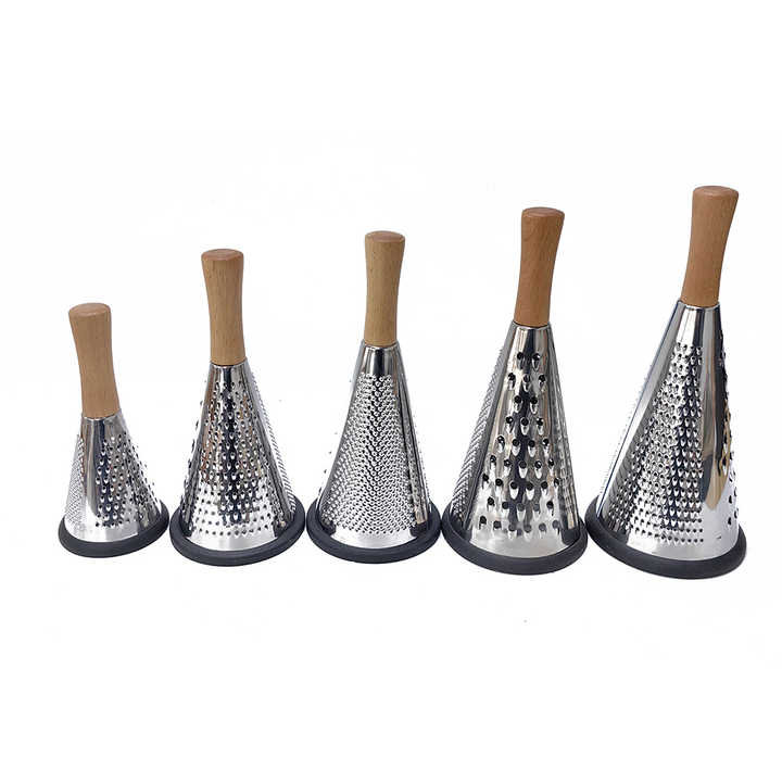 Eco Friendly Stainless Steel Triple Function Multi Purpose Cone Cheese ...