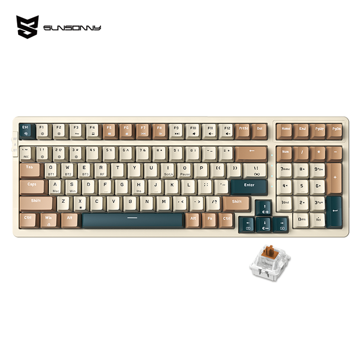 Sunsonny Three Mode Wireless Gaming Mechanical Keyboard| Alibaba.com