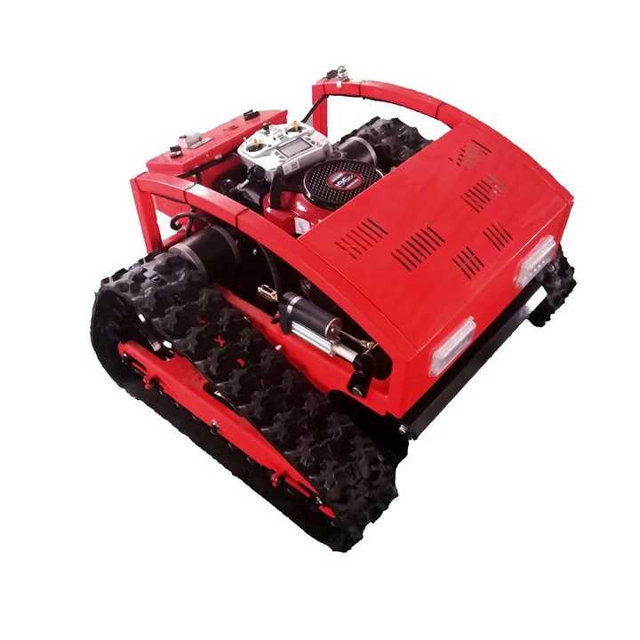 Factory Direct Sales Efficient Electric Lawn Mower Tracked Walking Lawn ...