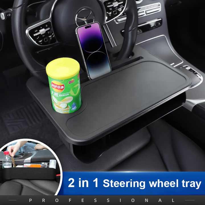 Custom Universal Plastic Heavy Duty Car Steering Wheel Table Desk Tray ...