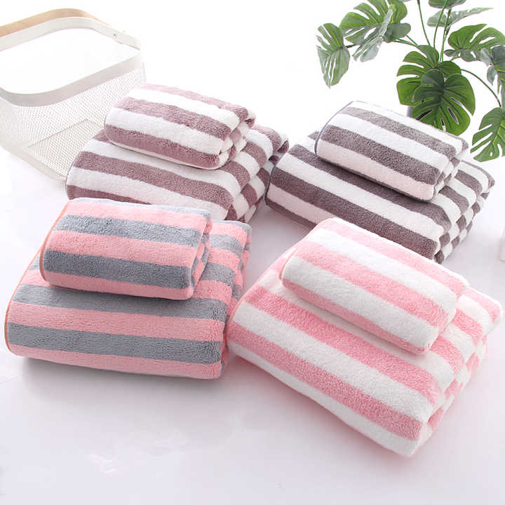 Strong water absorption Quick drying Super soft Coral velvet Large size ...