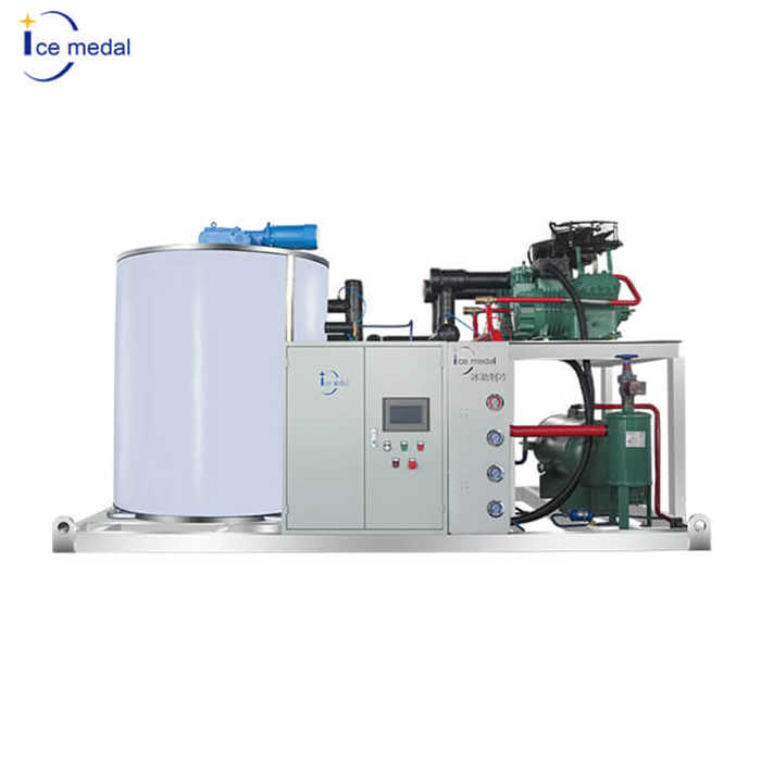Icemedal High Quality Ice Flake Machine 10ton/day Seawater Type Flake ...