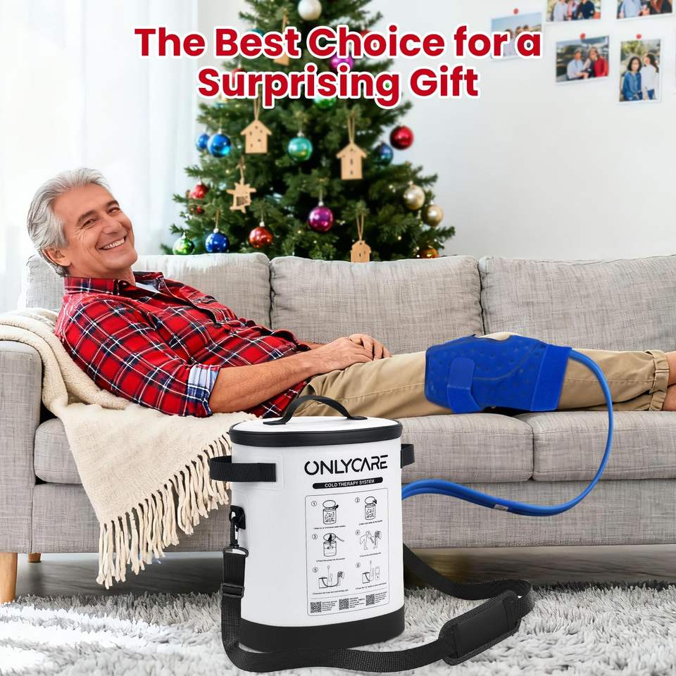 Cold Therapy Machine Program Timer Portable Quiet Pump 12 Hours Cooling ...