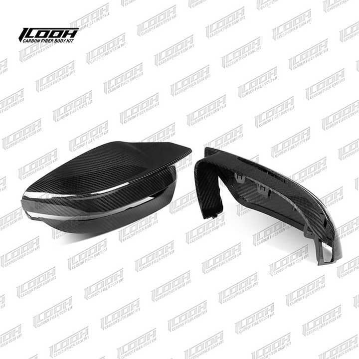 ICOOH Racing G80 G82 G83 Style Carbon Fiber Fibre Body Kit Rear Mirror ...