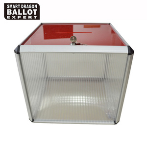 Buy Freestanding transparent acrylic lucky draw box with Custom Designs ...