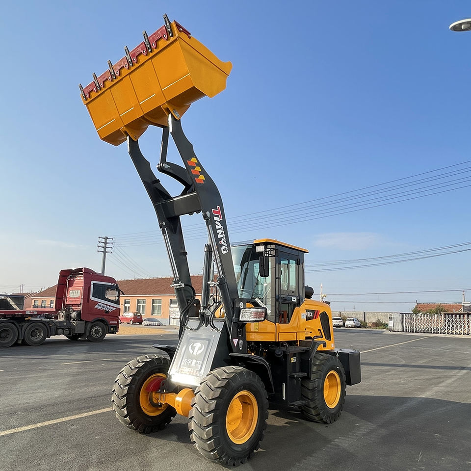 Powerful 1800kg Payload Front End Loader with 76kw Engine Front Wheel ...