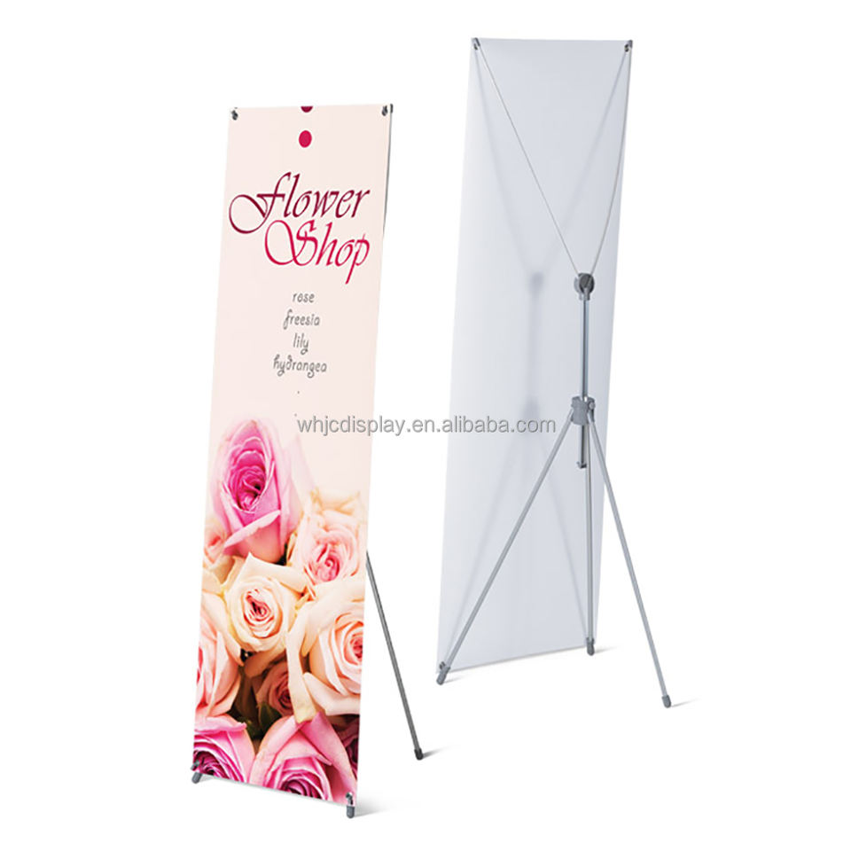 Foldable X Banner Stand Weatherproof Design Reusable CMYK Digital ...