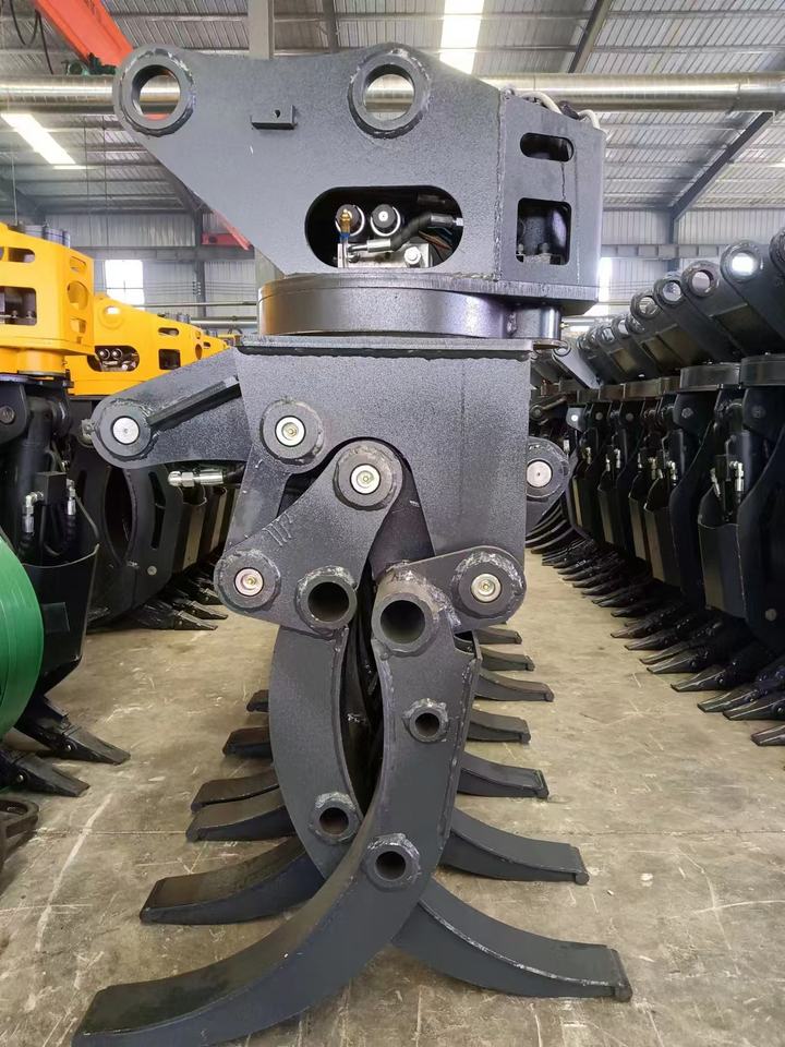 Garbage Excavator Steel Hydraulic Grapple 360 Rotating Wood and Stone ...