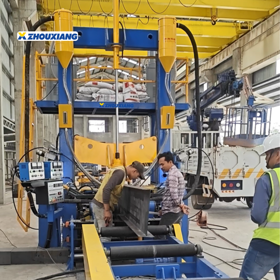 Auto H Beam Production Line 3 in 1 H Beam Assembling Welding ...