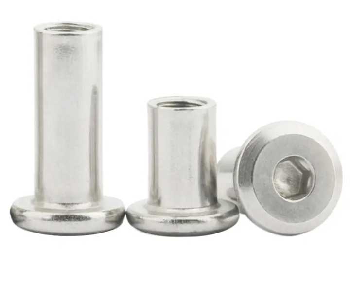 Stainless Steel Flat Hexagonal Socket Galvanized Furniture Rivet ...