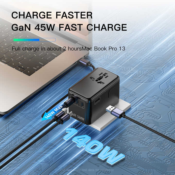 OULIYO PD 140W universal travel adapter adapterhot gadgets Multi Plug ...