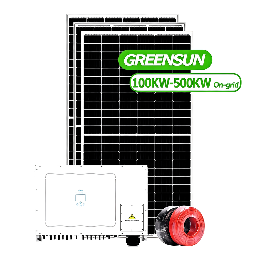 On Grid 300kw 500kw 1mw Solar Plant with Solar Photovoltaic Panel 1mw ...