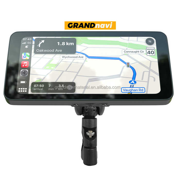 Grandnavi Universal CarPlay Display for Motorcycle Scooter Auto ...