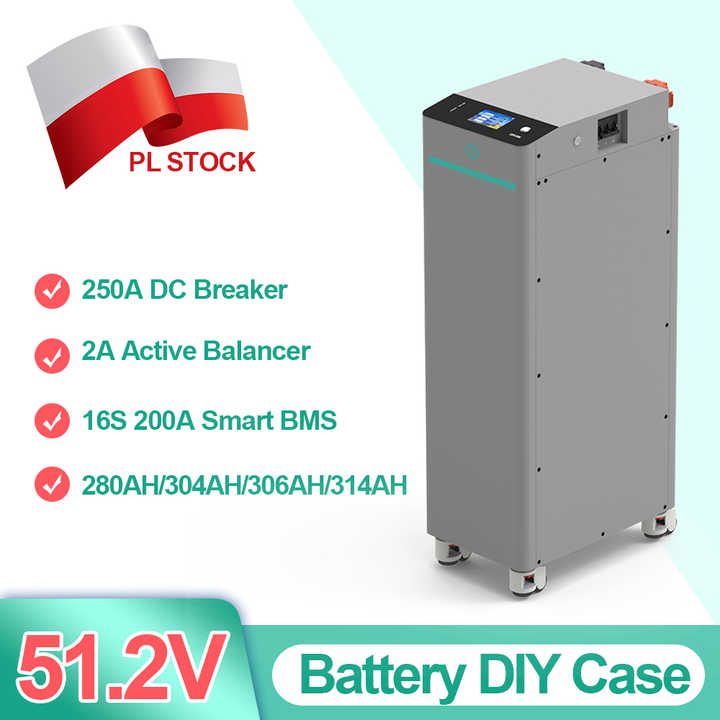 SEPLOS V4 DIY Kits - 48V 15KWH Battery Pack with 250A DC Breaker