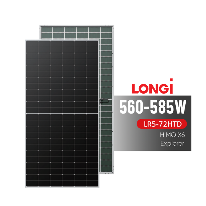 Longi Hi-mo X6 Bifacial PV Module 560W 565W 570W 575W 580W 585W Longi High Quality Solar Panels ...