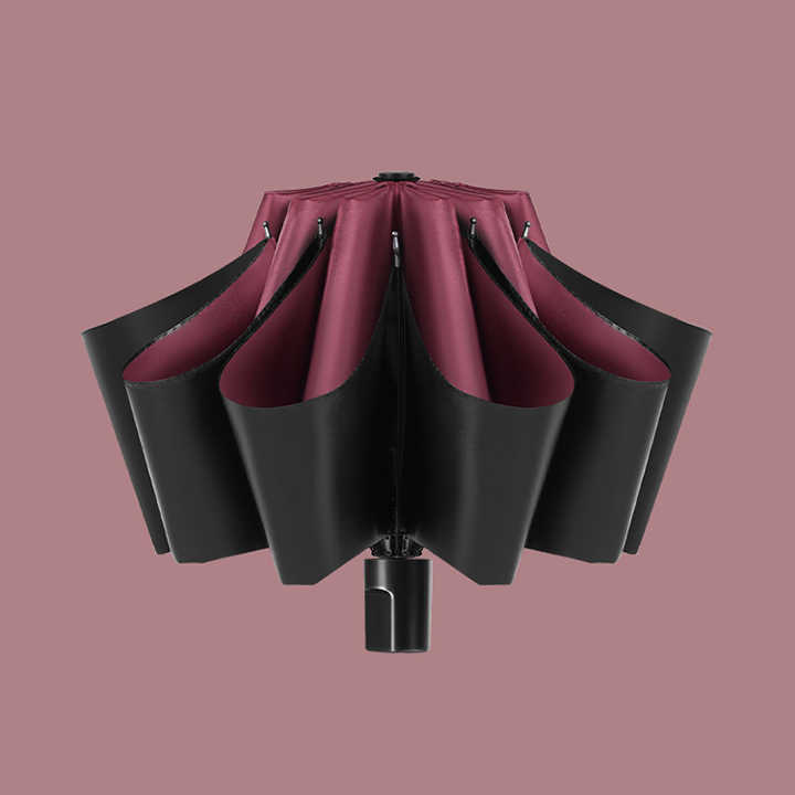Customized Promotional Umbrellas - Reverse 3 Fold Design