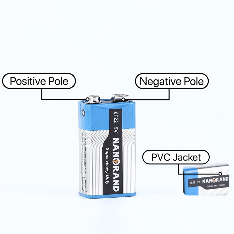 High-Quality 9V 6F22 006P Battery for Consumer Electronics - Affordable ...