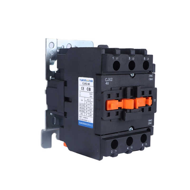 CJX2-4011 AC 50Hz/60Hz 40A 3Poles Magnetic Contactor Industrial ...
