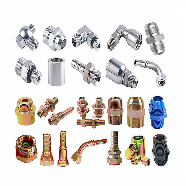 High Pressure Integrated Carbon Steel Hydraulic Fitting Hydraulic ...