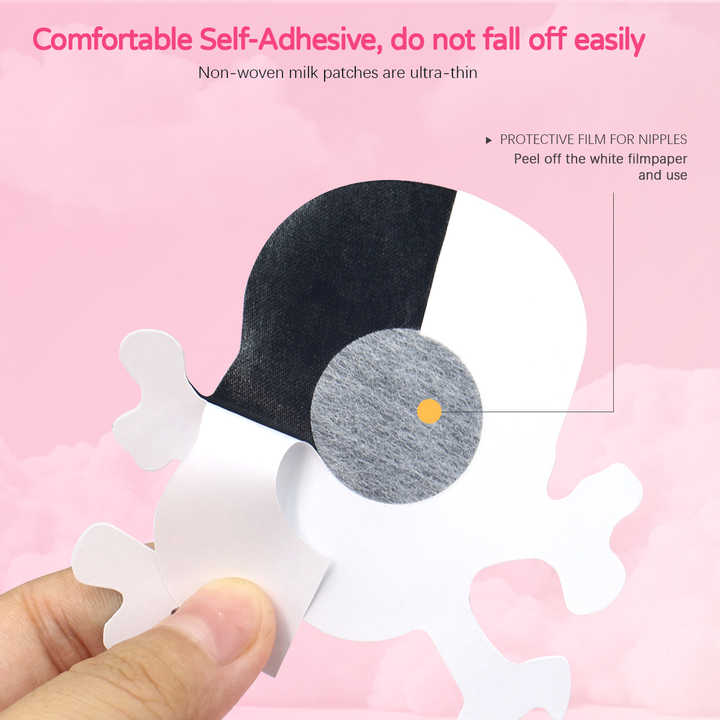 Decorative Disposable Chest Stickers Sexy Boobs Breast Cover Custom Nipple Pasties Sexy Women ...