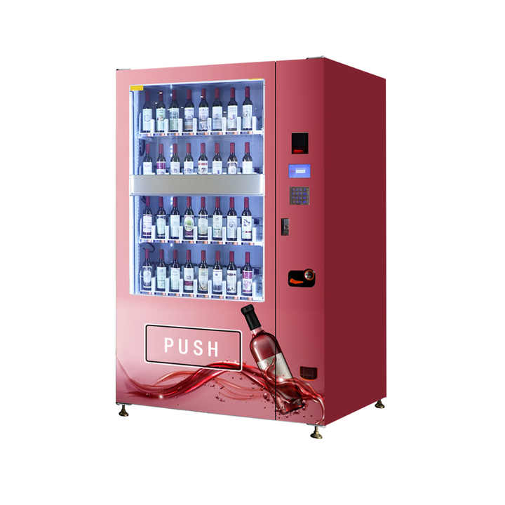 Champagne and Red Wine Vending Machine Adopts Anti-fall Lifting Design ...