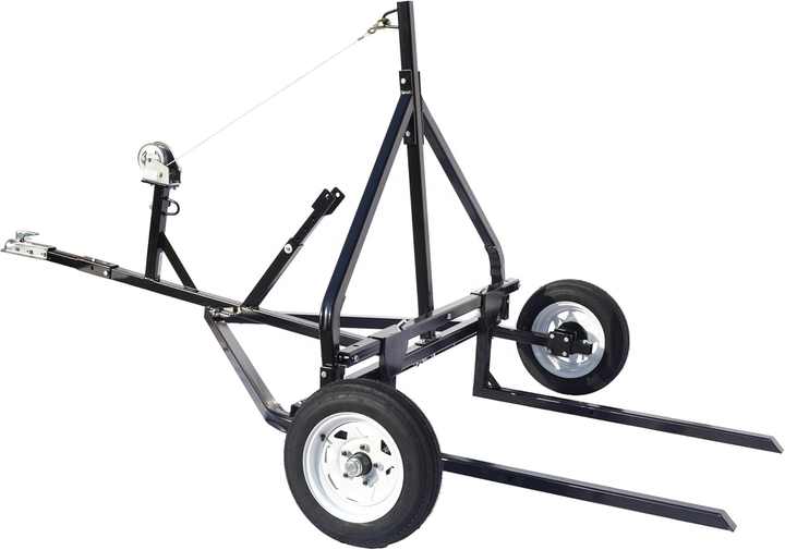 Heavy Duty Steel ATV Farm Tractor Hay Trailer Tipping Agricultural Hay ...